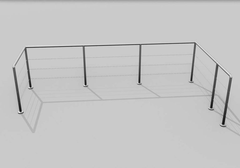 Qwares® Custom Round Stainless Steel Wire Balustrade Posts Supplier ...