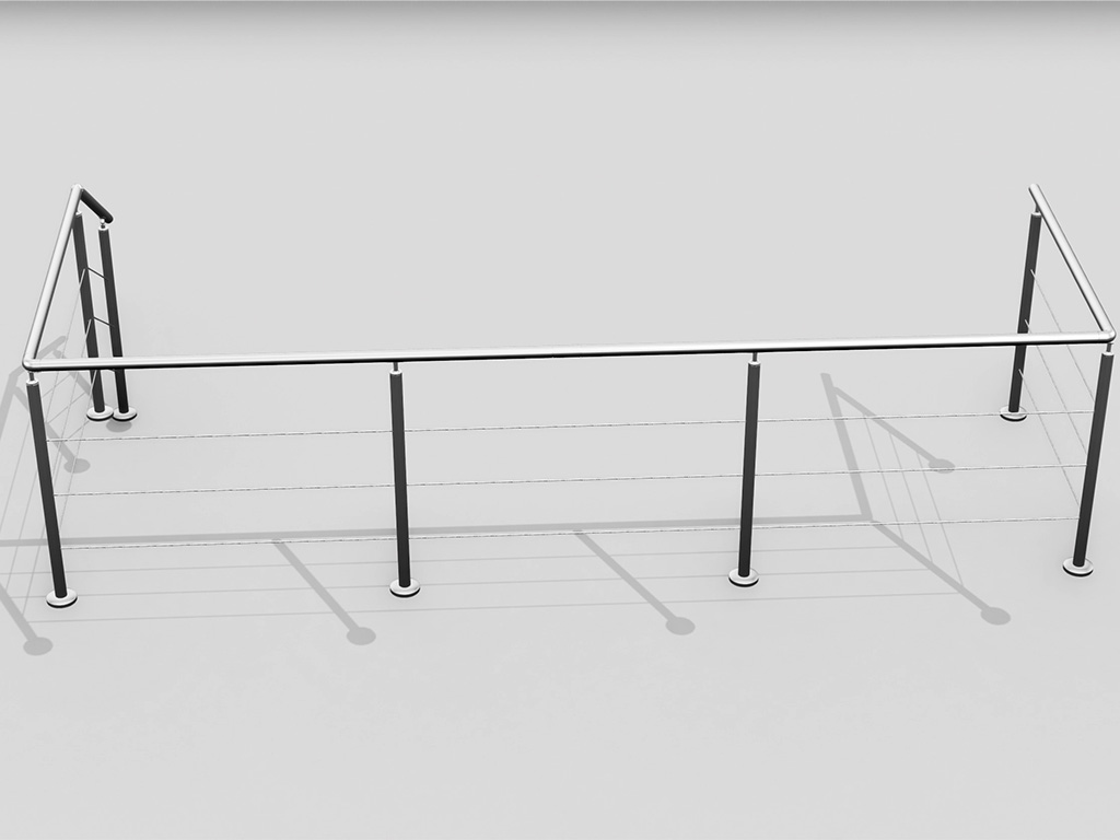 Qwares® Custom Round Stainless Steel Wire Balustrade Posts Supplier ...